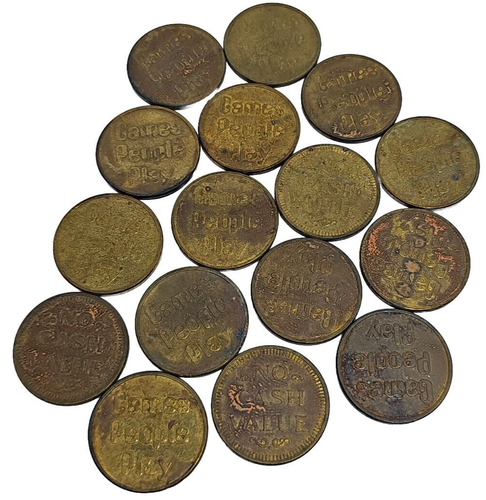 16x VTG Games People Play Family Arcade Token Game Coin Defunct No Cash ...