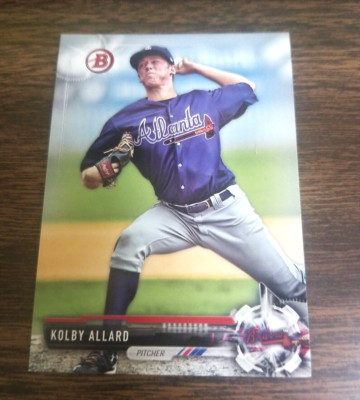 KOLBY ALLARD 2017 BOWMAN DRAFT CARD #BD-36 BRAVES/REBELS (10-CARD ...