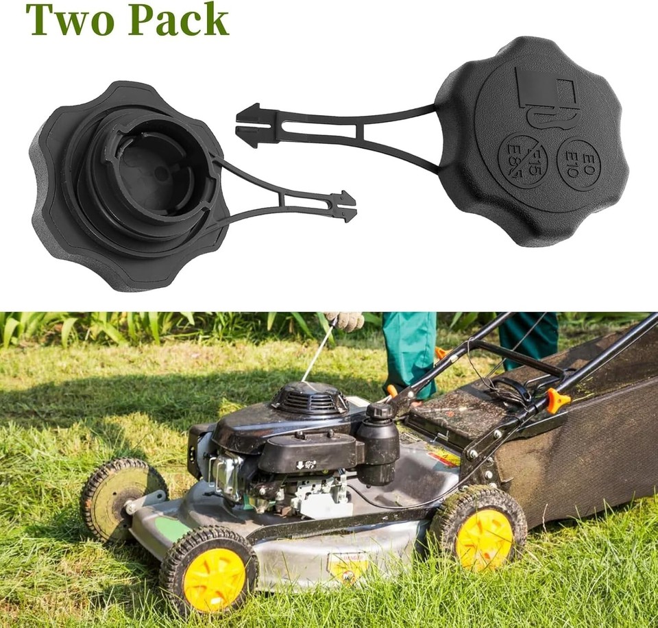 Black Gas Tank Caps with Tether for Toro, Craftsman, Troybilt Mowers ...