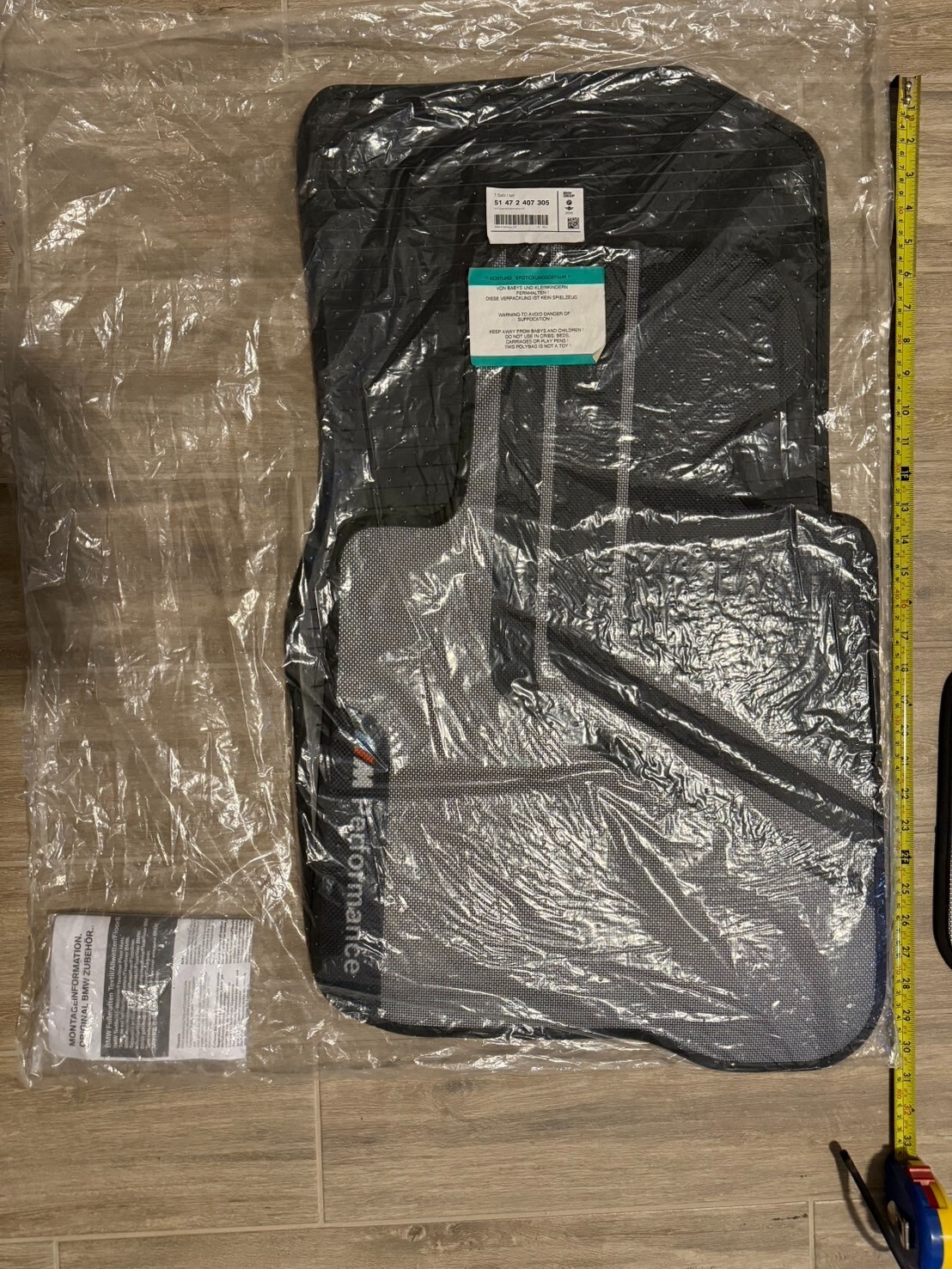 NIB Genuine BMW BMW M Performance Floor Mats - Front 51-47-2-407-305 | eBay