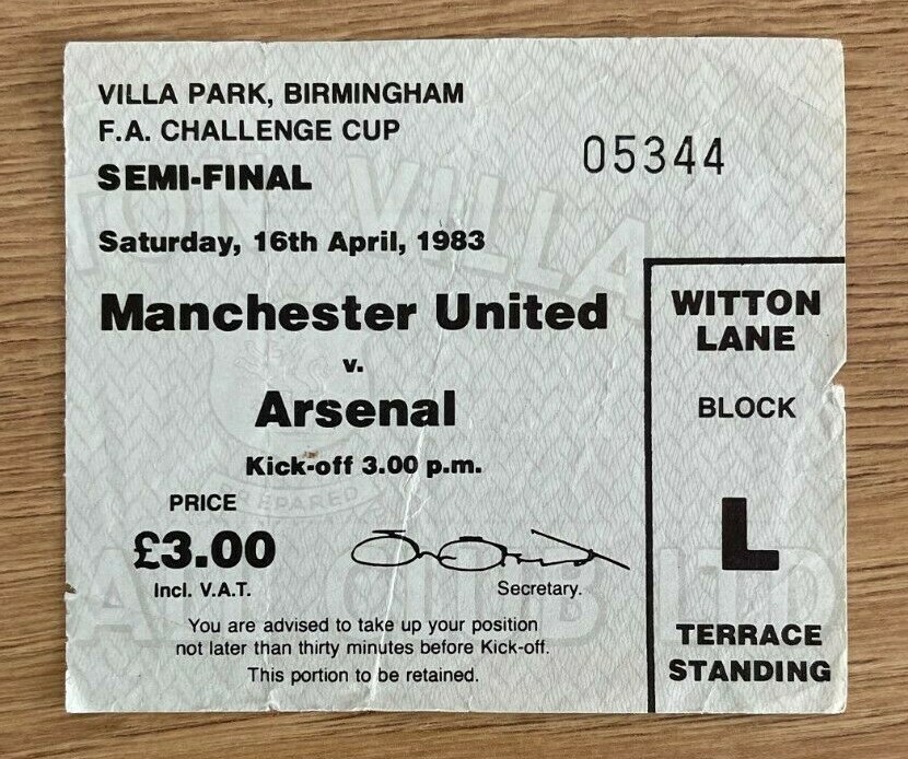 VINTAGE, FA Cup Semi Final/Final Ticket Stubs, SOCCER MATCH | eBay