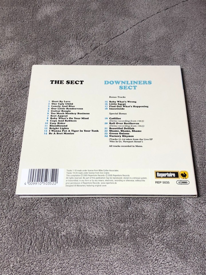 The Sect - Downliners Sect - Repertoire - VG - Flat $5.00 Shipped | eBay