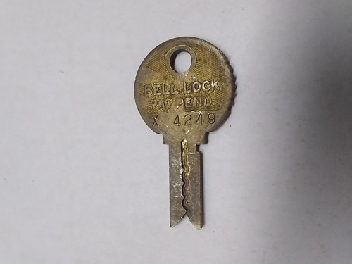 Mills Novelty Co. Chicago Slot Machine Key No. X4249 X 4249 Antique | eBay