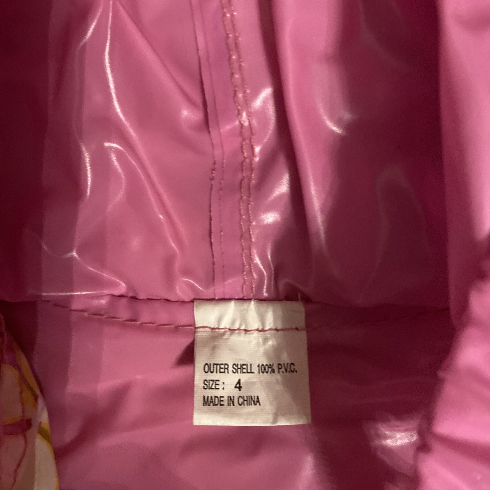 Barbie Girls 4 Pink Rain Jacket 100% PVC Water Proof | eBay