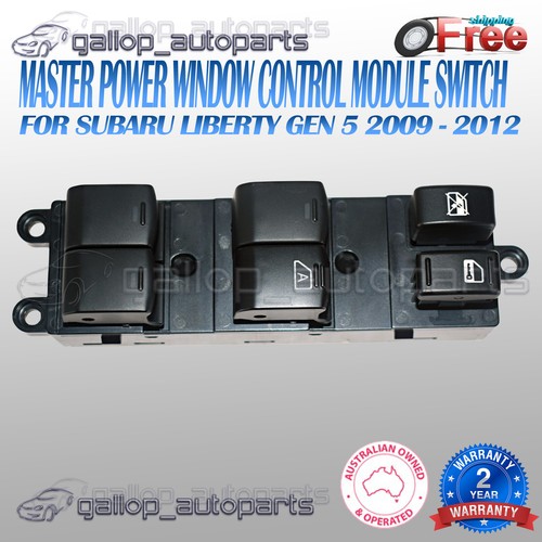 Master Power Window Control Module Switch For Subaru Liberty Gen 5 2009 ...