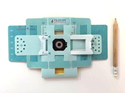 Inexpensive Personal Foldable Microscope Paper Foldscope DIY Microscope ...