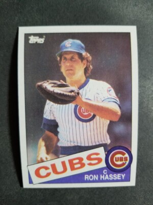 1985 Topps RON HASSEY card # 742 [C1] | eBay