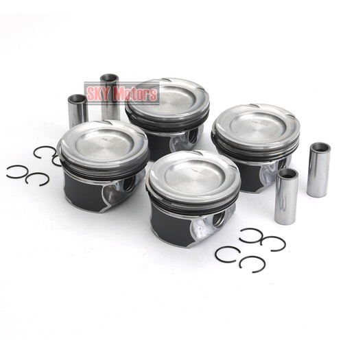 STD 4x Pistons & Rings Set Φ83mm KS for 2.0T Mercedes-Benz E200 GLK250 ...