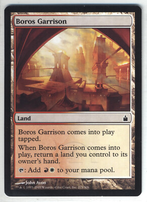 Magic the Gathering Boros Garrison Ravnica City of Guilds x1 MTG Free ...