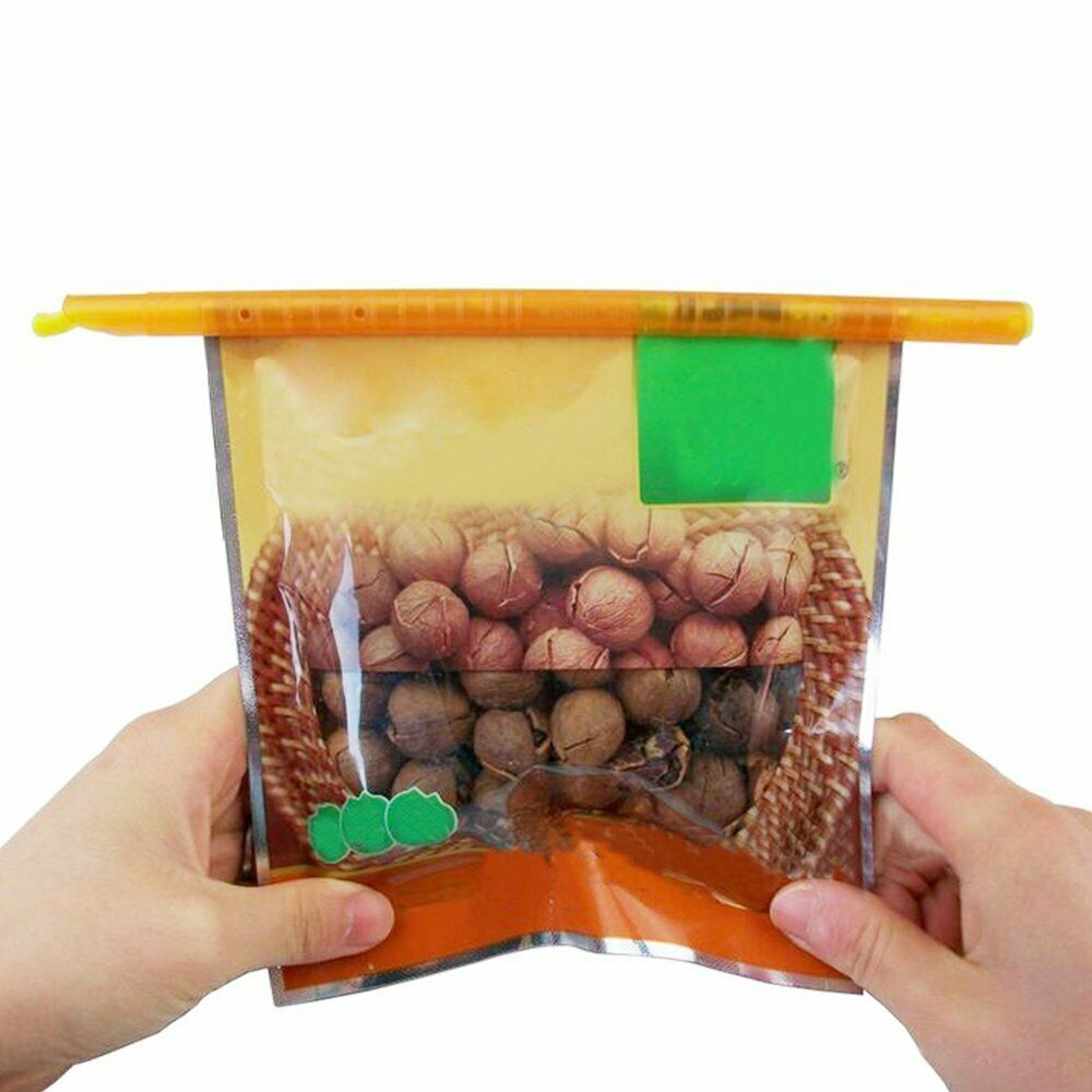 Kitchen sealing sticks reuseable Food clips bag sealer clip rod bags ...