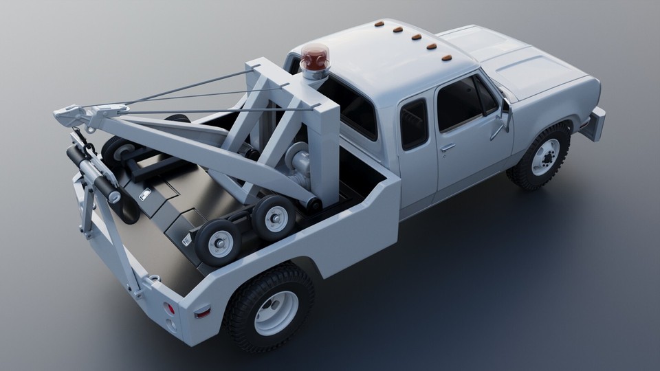 Dodge D300 Wrecker Model Kit - 1/24 - 3D Printed | eBay