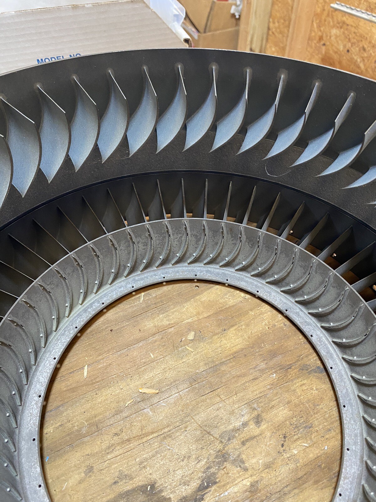 PRATT & WHITNEY REAR INNER STATOR COMPRESSOR ASSEMBLY JT15 P/N 3104962 ...