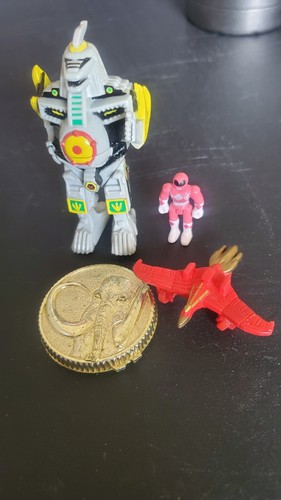 MICRO MACHINES Vintage PINK Black red RANGER Power Ranger Miniatures ...