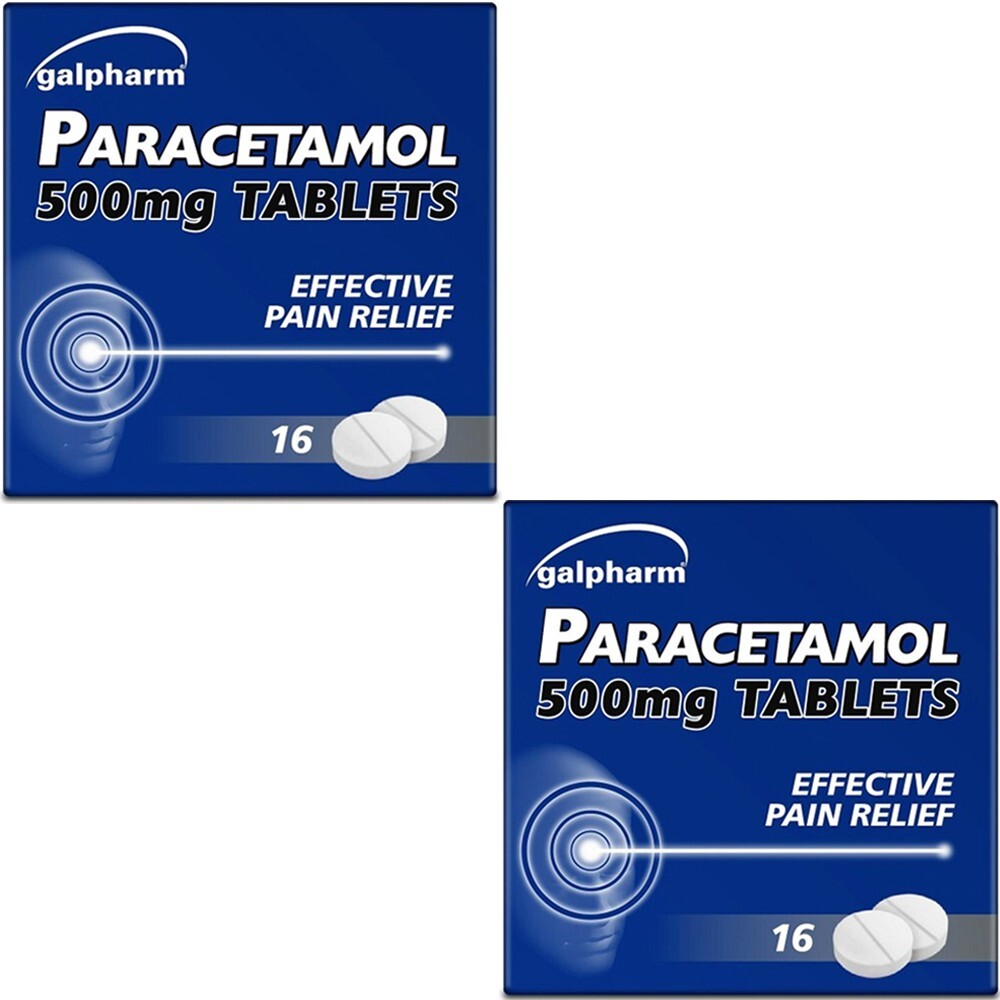 32 Headache Migraine Back Pain Relief Painkillers 500mg Tablets Max 1 ...