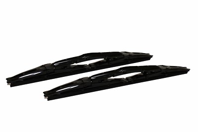 16" Inch Black Double Dual Blade Universal Windshield Wiper 2PC Set All ...