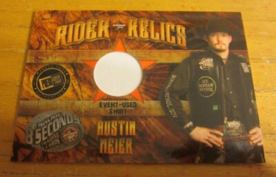 Austin Meier 2009 Press Pass 8 Seconds PBR Rider Relics #RRAM1 Shirt ...