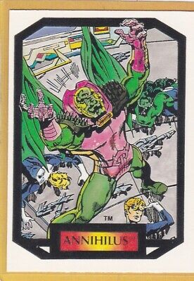 1987 COMIC IMAGES MARVEL UNIVERSE COLOSSAL CONFLICTS ANNIHILUS #3 EX ...
