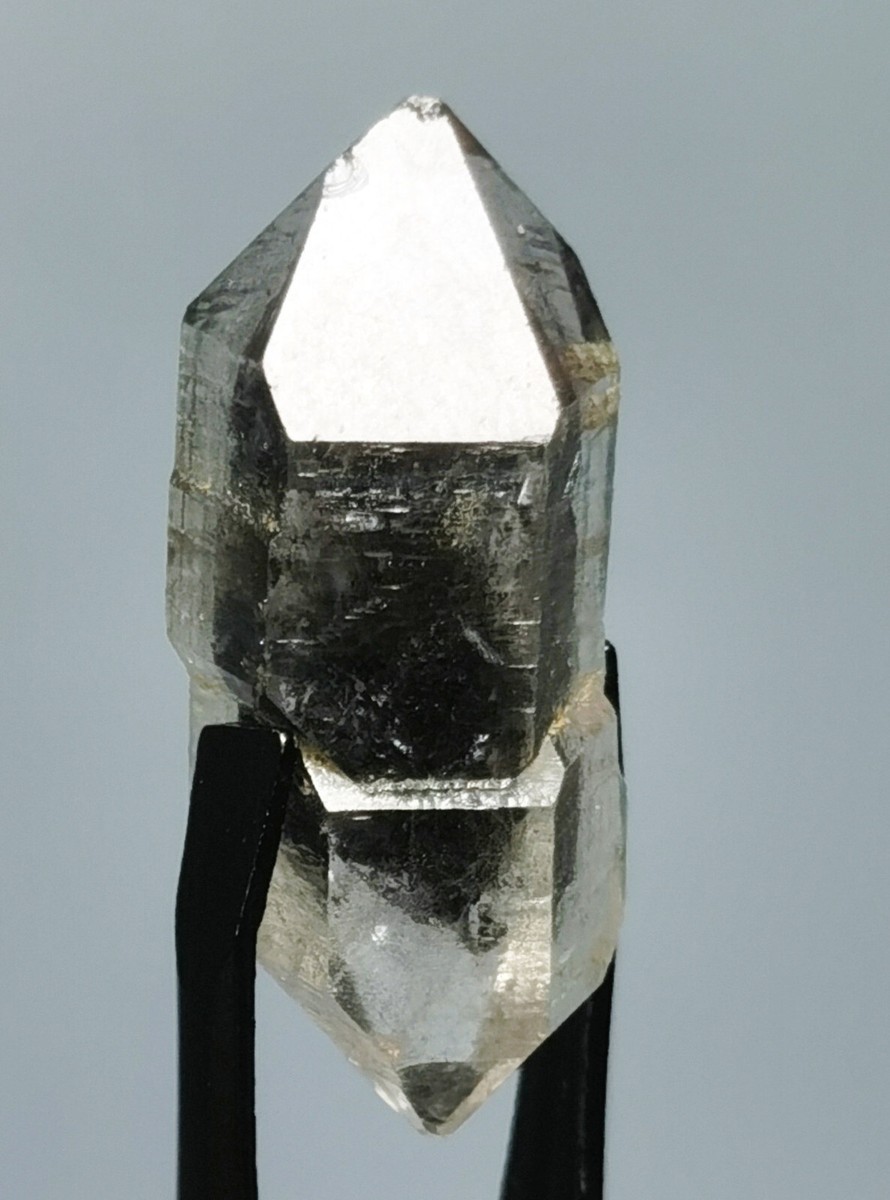 Black Phantom Quartz Blue Phantom Quartz Crystal Cluster