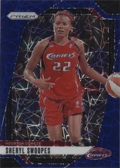 2024 Panini Prizm WNBA - Sheryl Swoopes #74 Blue Velocity Prizm for ...