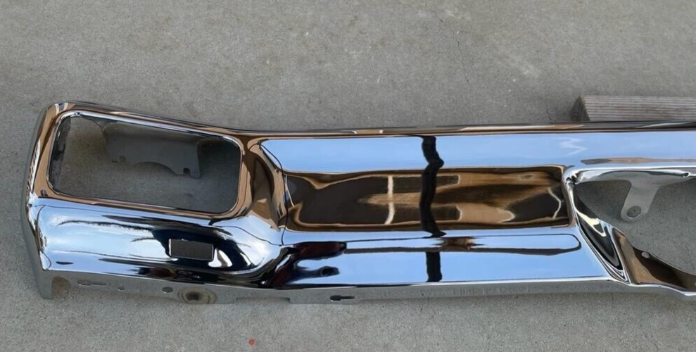 X CHEVROLET CHEVELLE MALIBU NEW TRIPLE PLATED CHROME REAR BACK BUMPER ...