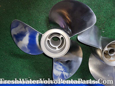 Volvo Penta F5 Stainess Steel Propellers 3851475 3851465 | eBay