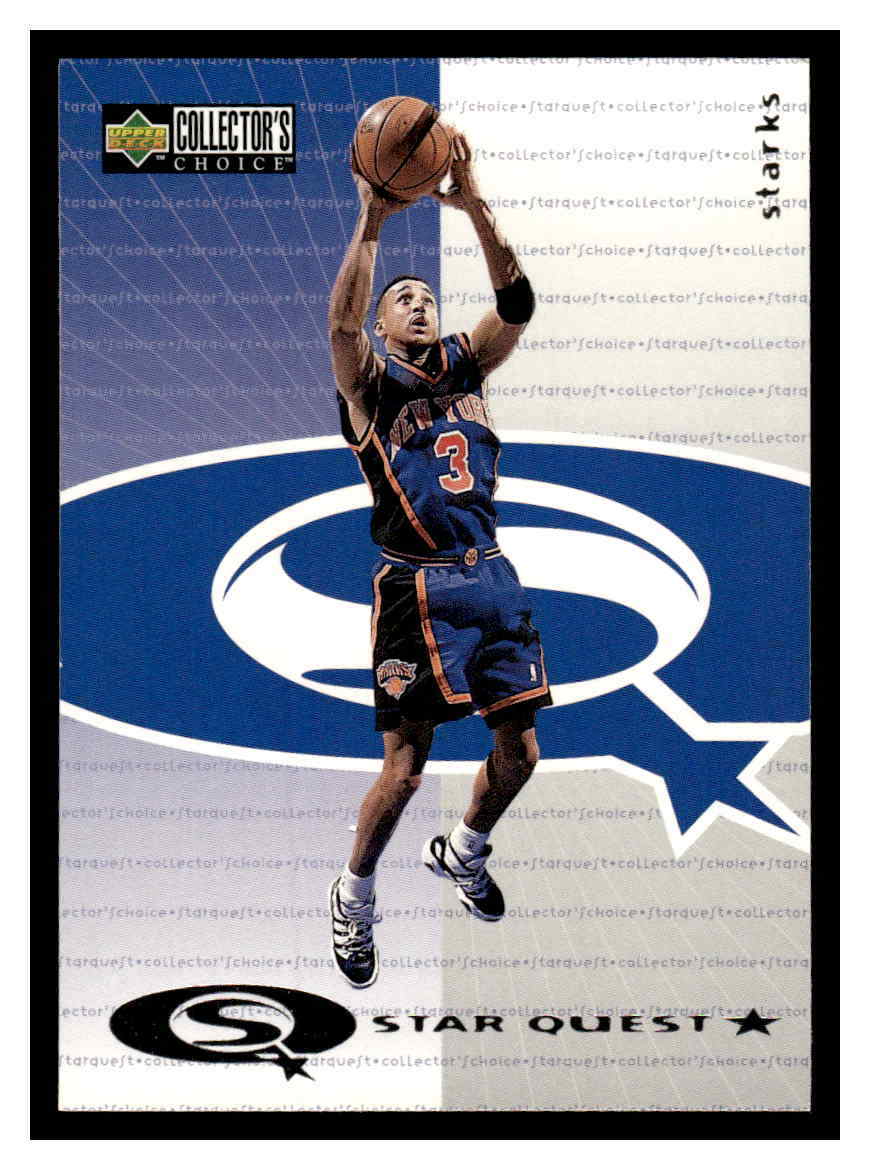 John Starks 1997 Collector's Choice #SQ103 StarQuest Price Guide ...