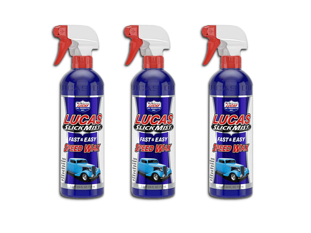 LUCAS OIL SLICK MIST® FAST & EASY SPEED WAX - 10160 - PACK OF 3 BOTTLES ...