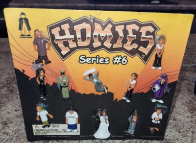 HOMIES SERIES 6 VENDING DISPLAY FIGURES ON CARD SERIES #6 12 FIGURES | eBay