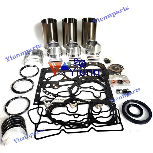 3D84-2A 3D84-2E Engine Overhaul Rebuild Kit For Komatsu WA30-3 PC30-7 ...