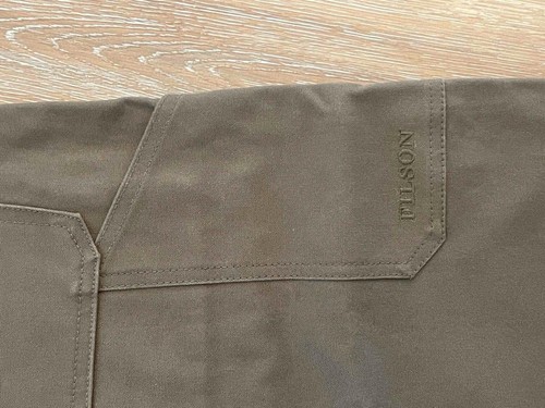 Filson Tin Cloth Upland Brush Pants Talon Zipper Hunting Pants Canvas ...