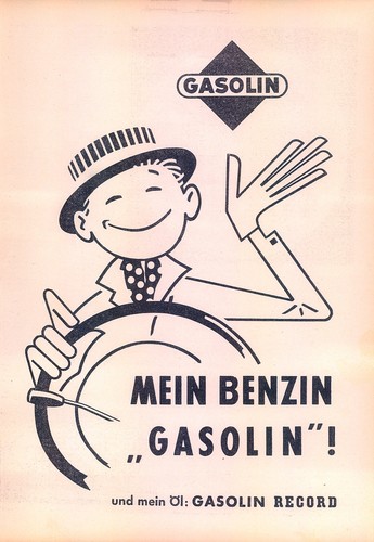 Gasolin-1959-Benzin-Reklame-Werbung-vintage petrol print ad-Vintage ...