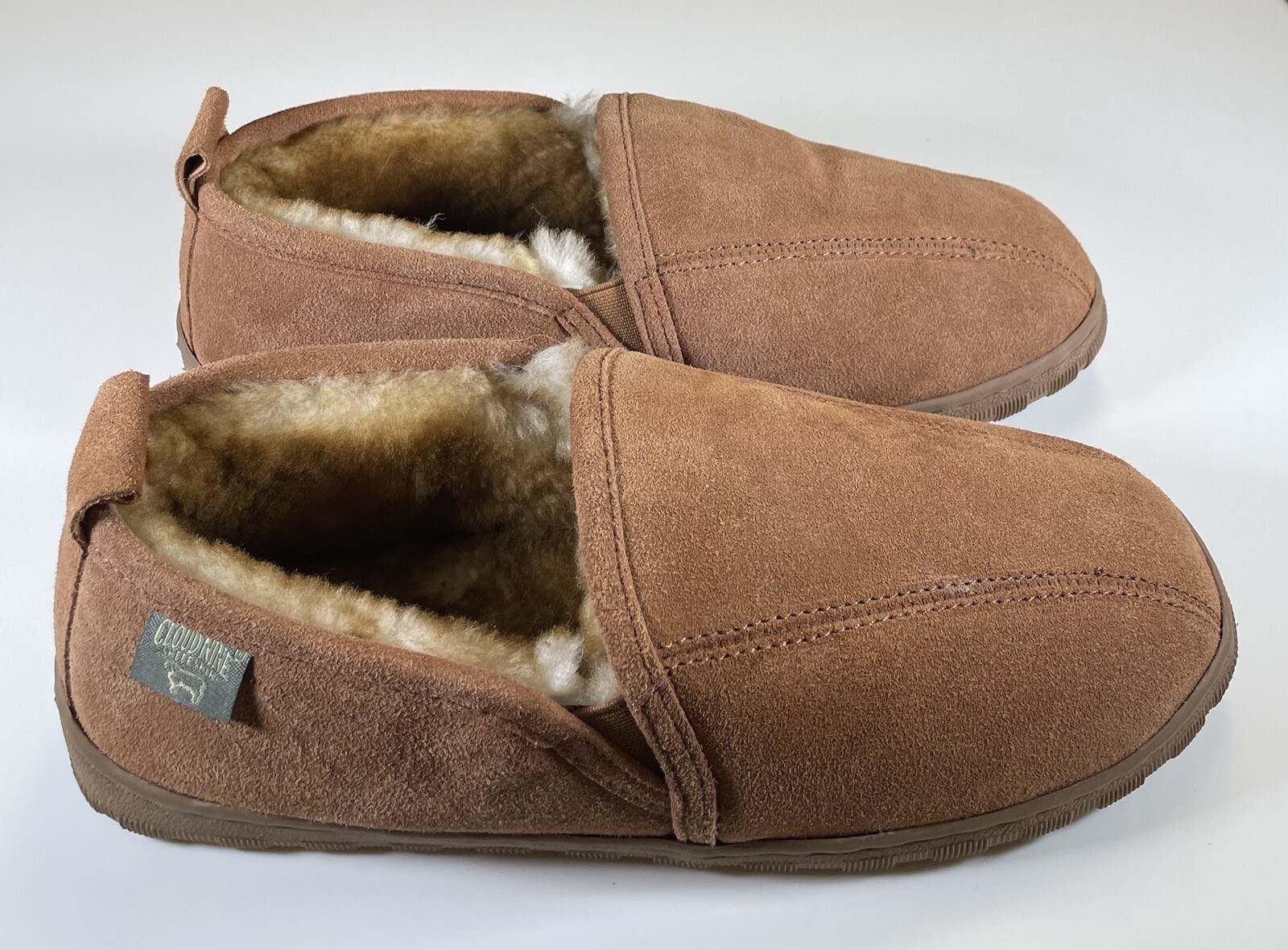 Cloud Nine Romeo Sheepskin Slippers Mens 10 Indoor Ou… - Gem