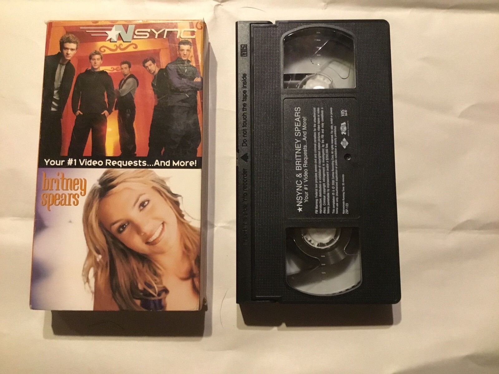 NSYNC BRITNEY SPEARS VHS YOUR #1 VIDEO REQUESTS MORE 2000 MUSIC VHS | eBay