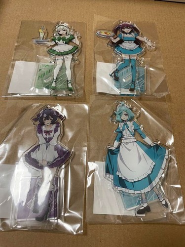Gushing over Magical Girls Acrylic Stand Figure Set of 4 Animax Cafe ...