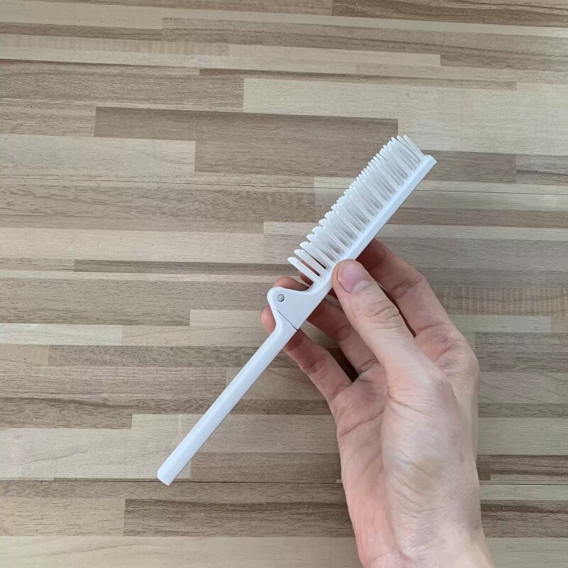 [MUJI] Polypropylene Folding Hair Brush Travel Hair Styling, Combs 18 ...