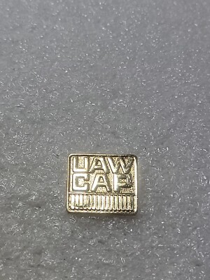Vintage United Auto Workers UAW CAP Labor Union Hat Lapel Tie Tack Pin ...