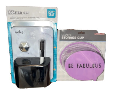 LockerMate & pen+Gear Work School Gym Locker Accessories Kit Magnetic ...