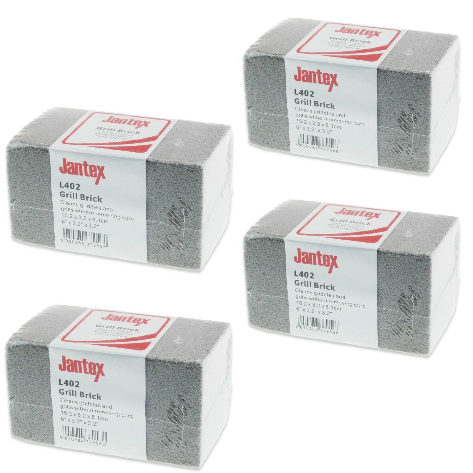 PACK OF 4 x JANTEX PUMICE CLEANING STONE GRIDDLE GRILL CLEANER WON'T ...