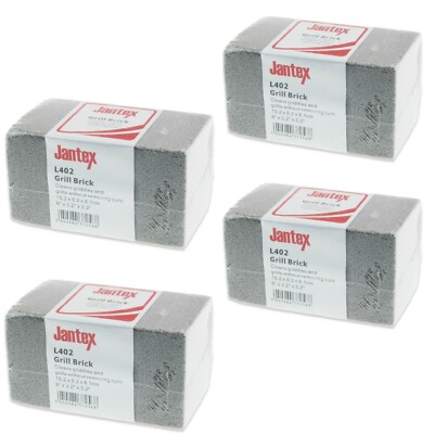 PACK OF 4 x JANTEX PUMICE CLEANING STONE GRIDDLE GRILL CLEANER WON'T ...