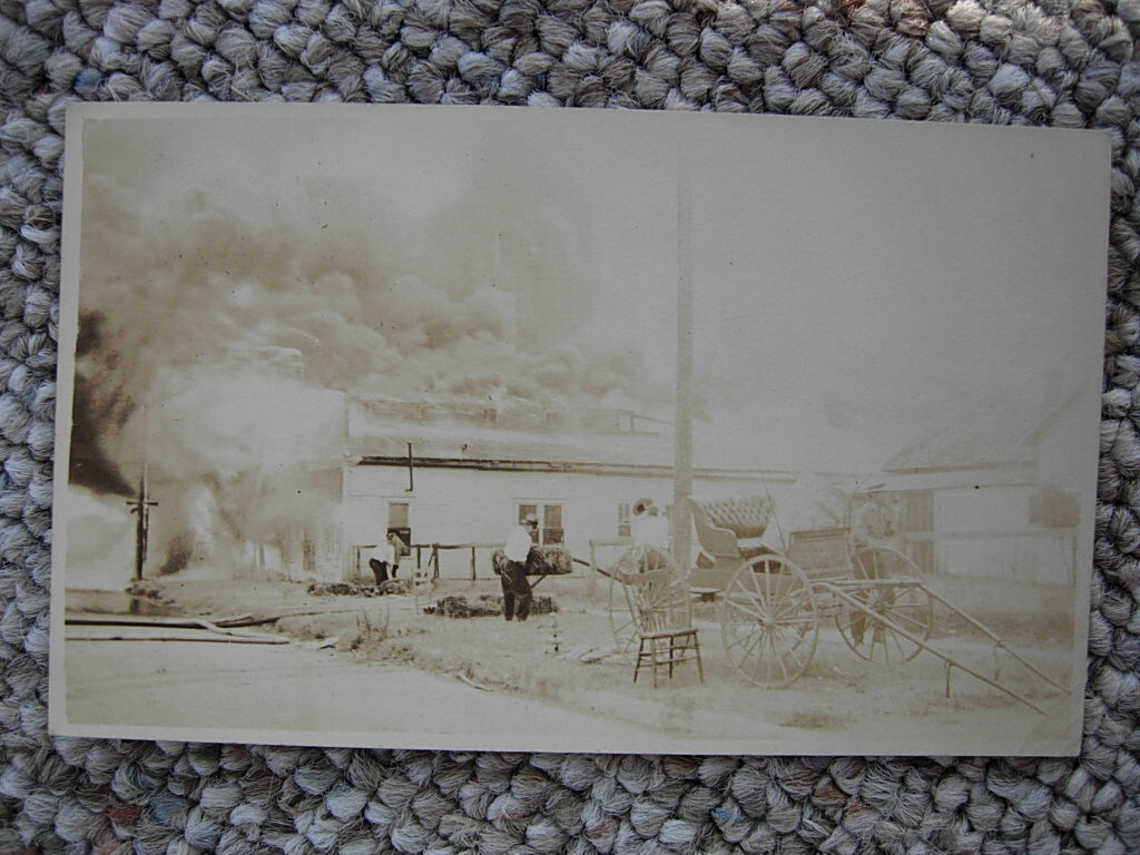 RPPC-RP-MUSKOGEE OK-OKLA-SASH & MILL CO-FIRE FIGHTING-1913-OKLAHOMA ...