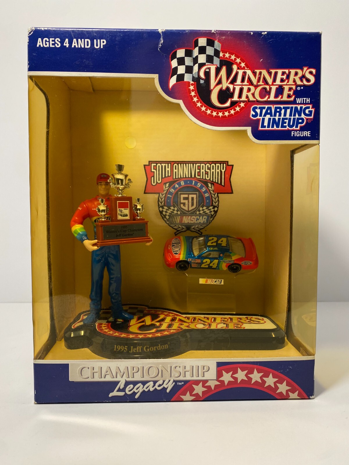 WINNERS CIRCLE/STARTING LINEUP #24 1997 CUP CHAMP JEFF GORDON FIGURE/1: ...