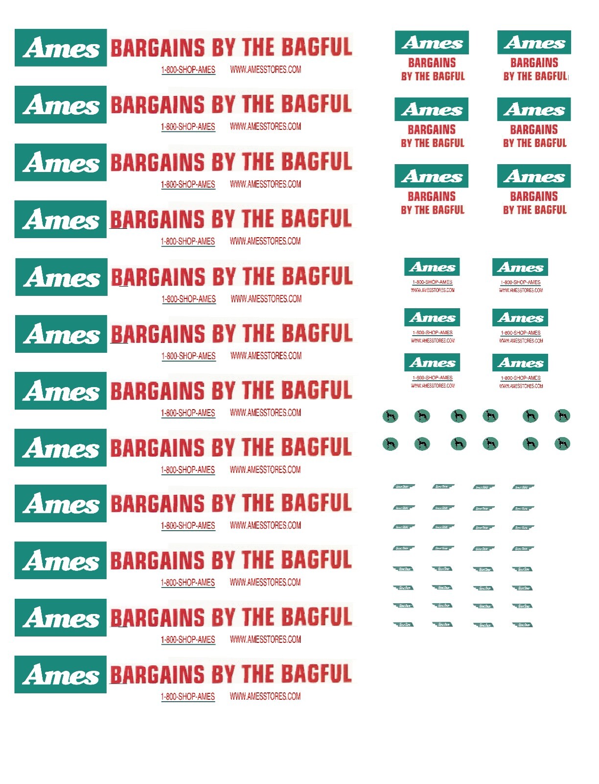 HO Scale Truck / Trailer Decals. " Ames " | eBay