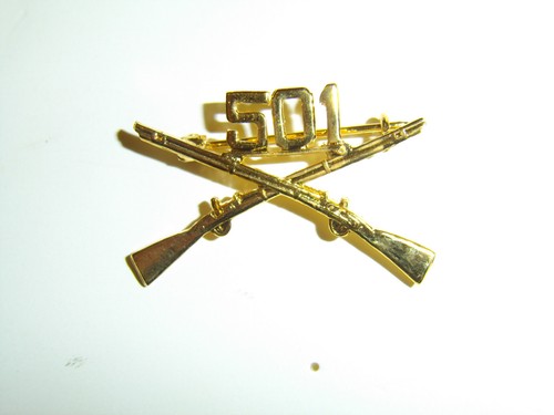 0278s WW2 US Army 501 Parachute Infantry Regiment PIR Crossed Rifles ...