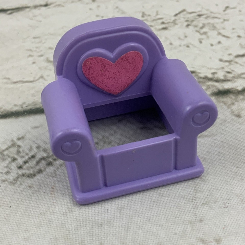 Fisher Price Smooshies Dollhouse Furniture 1988 Vintage Retro Purple ...