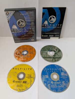 Half-Life Generation PC DVD Rom 4 CD Complete VGC 3348542136762 | eBay UK
