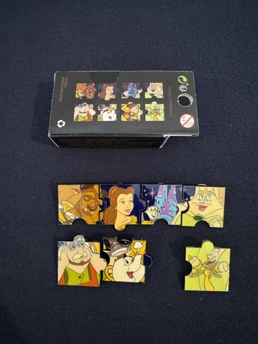 Disney Pins Beauty & the Beast Puzzle Pin Set | eBay