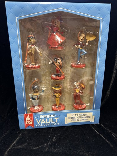 Disneyland Resort 70th Anniversary Vault Collection 7 Piece Ornament ...