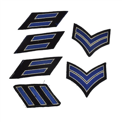 Police Corporal Blue Chevron Patch & Longevity -Lot of 7 New & Used | eBay