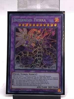 Infernoid Tierra - BROL-EN082 - 1st Edition - Secret Rare - Yugioh | eBay