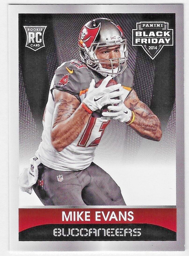 2014 Panini BLACK FRIDAY Card #35 Mike Evans RC Rookie 160/499 TB Bucs ...
